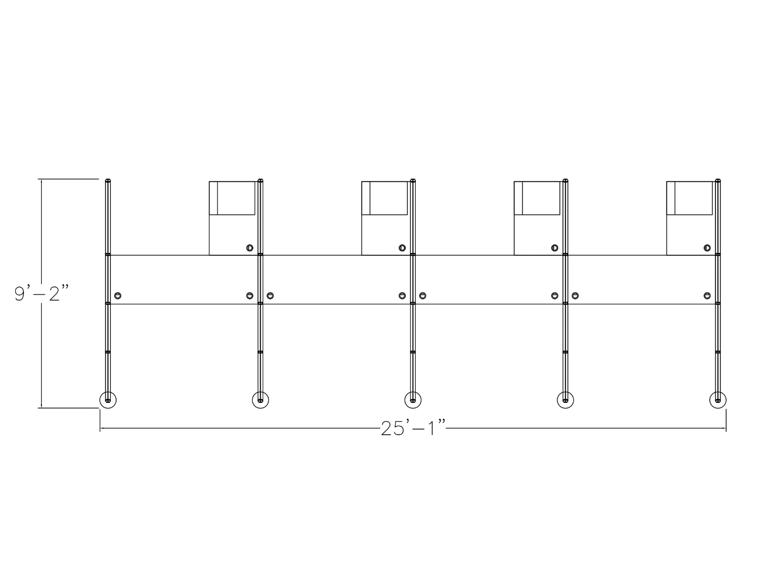 Customer Service Cubicles | 4-Person | Emerald Collection | 6x9x65"
