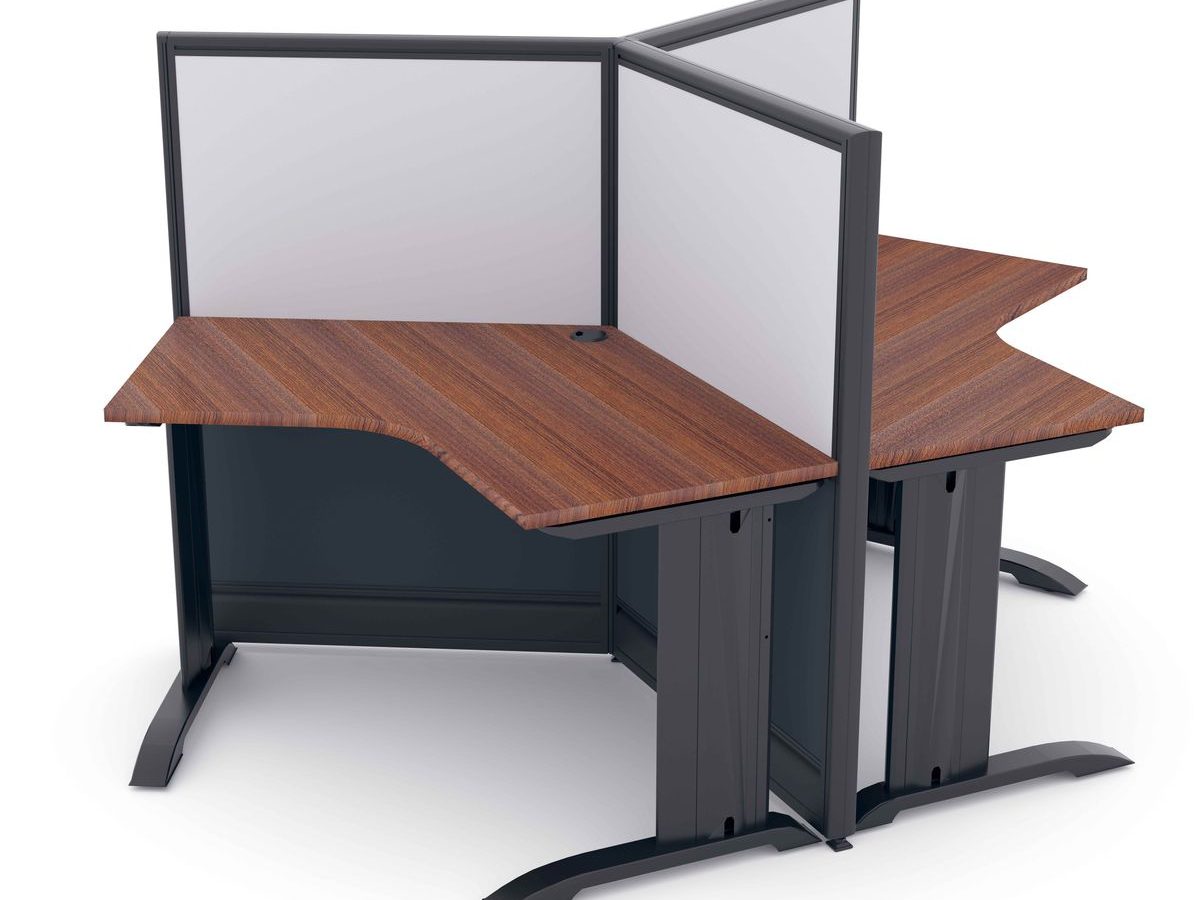 Cubicle Station Pods 2 Person Emerald Cubicle Collection 3x3x52 H