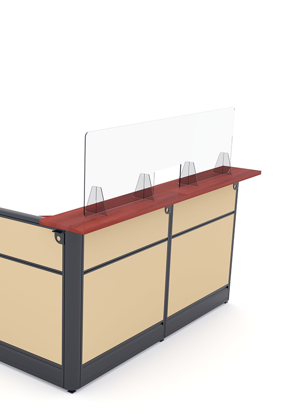 U-Shaped Reception Cubicle Workstation | Emerald Collection | 6x9x65
