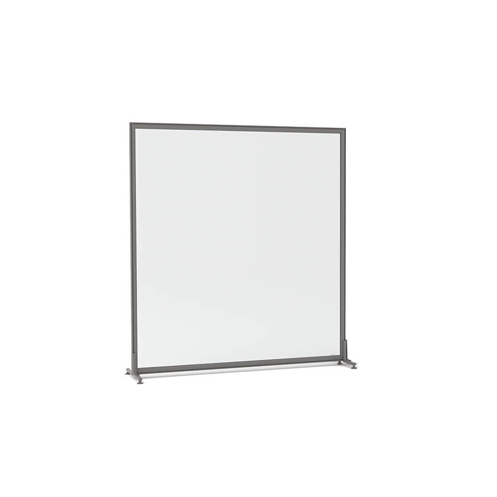 Translucent Panel Divider On Wheels