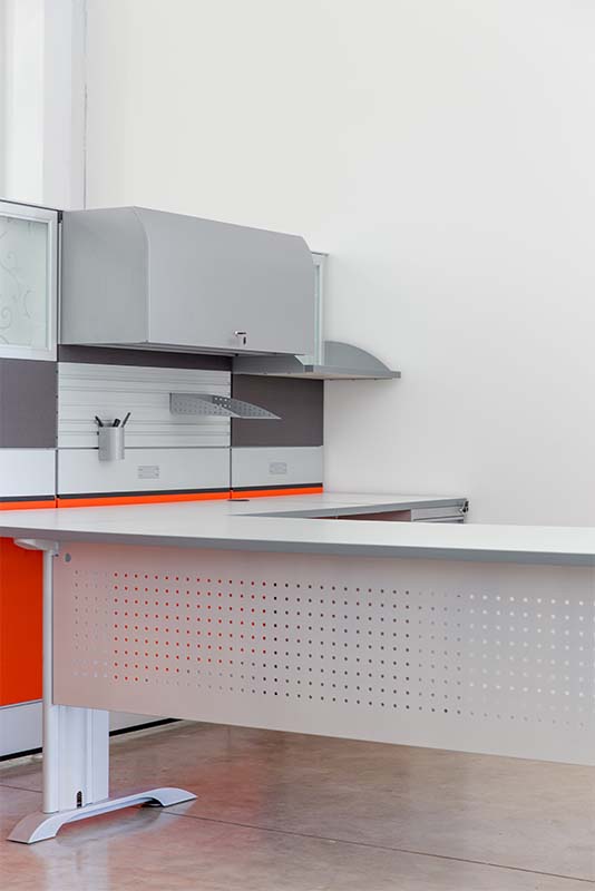 Metal Cubicle Overhead Storage Cabinet 2 Sizes and 2 Colors Available