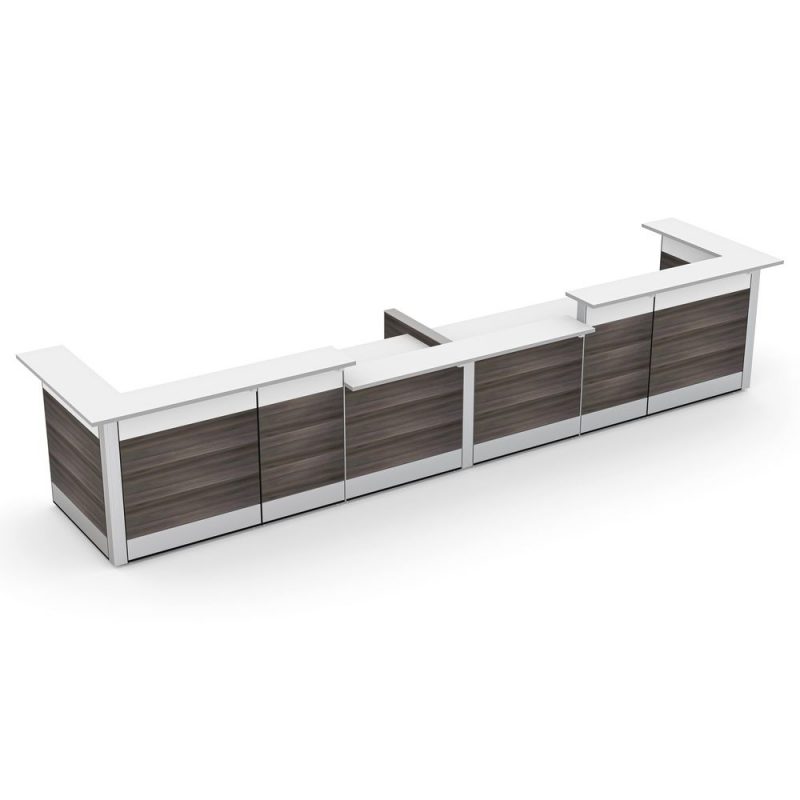 Double reception desk store