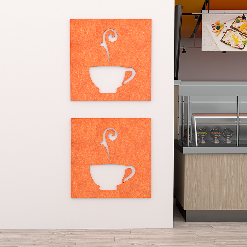 eSCAPE Series Morning, Sunshine! Acoustic Wall Art | 47"W x 47"H | 15 ...