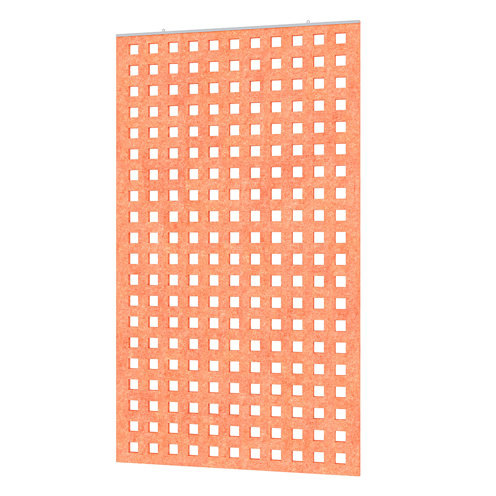 eSCAPE Series Square Grid Acoustic Wall Art | 47"W x 84"H | 15 Colors ...