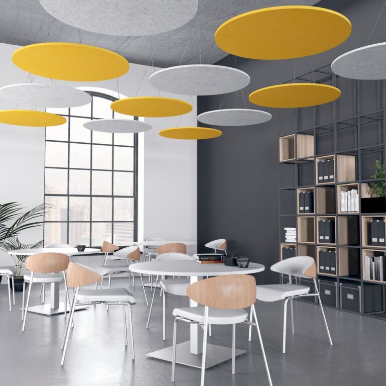 eSCAPE Circle Suspended Acoustic Ceiling Panels | 15 Colors Available ...