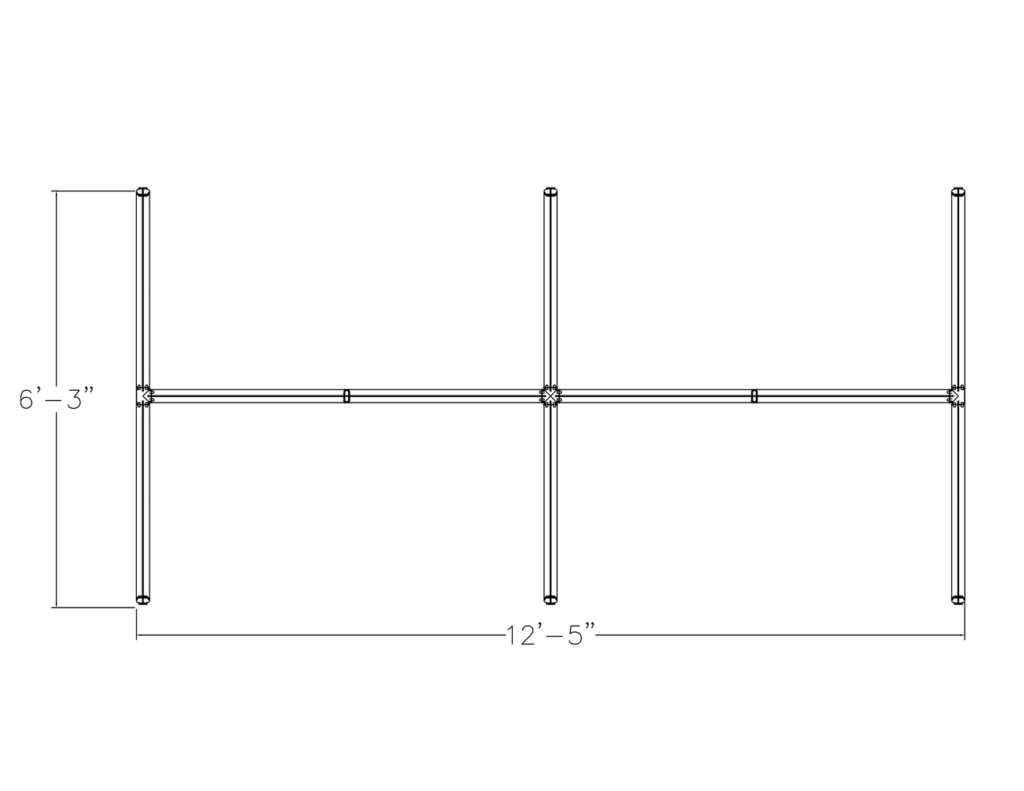 Freestanding Cubicle Walls | Emerald Cubicle Collection | 3x6x65"H